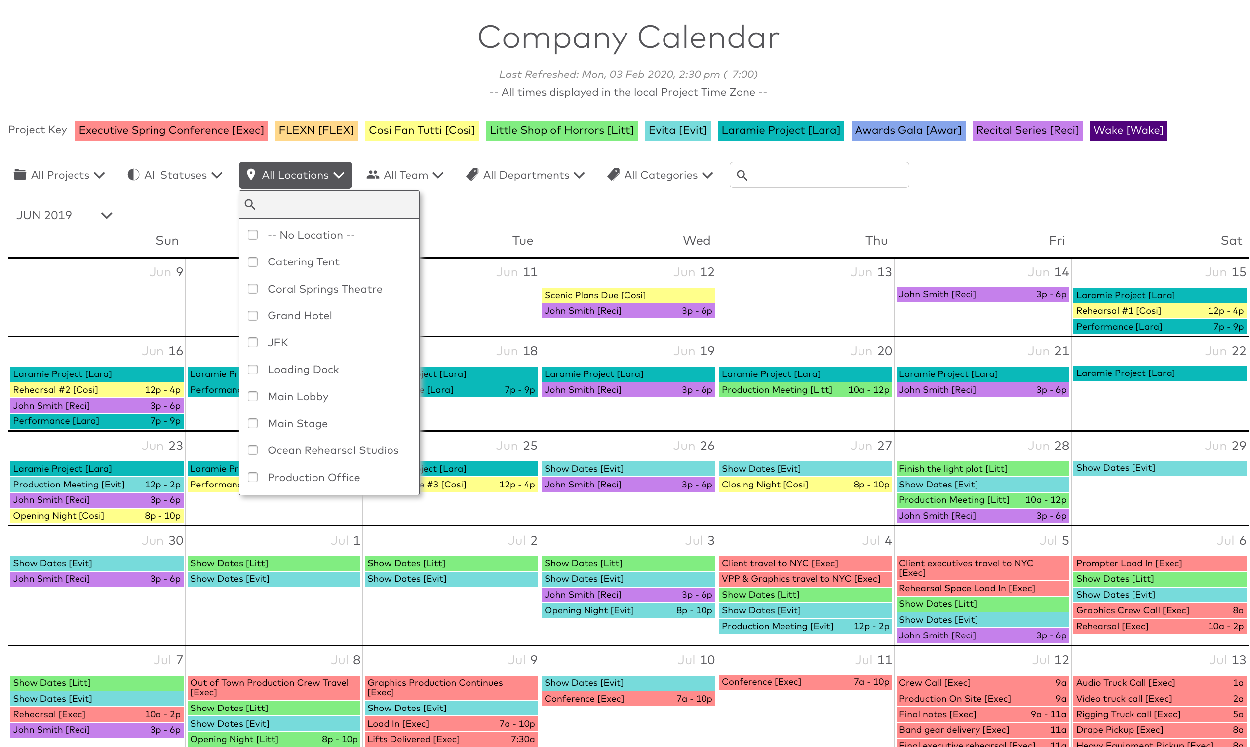Propared – Production Planning Software of Arts and Events Organizations